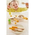 Hape Gourmet Wooden Pretend Play Kitchen Starter Dish and Utensil Set ...