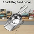 2 Pack 1 Cup Dog Food Scoop, Stainless Steel Dog Food Measuring Cup ...