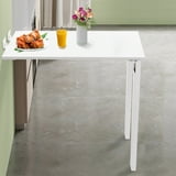 Miumaeov Folding Dining Table Wall Mounted Table L-shape Learning Home ...