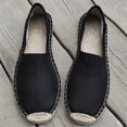 Men's Summer Casual Slip-On Canvas Shoes, Handmade Breathable Low-Top ...