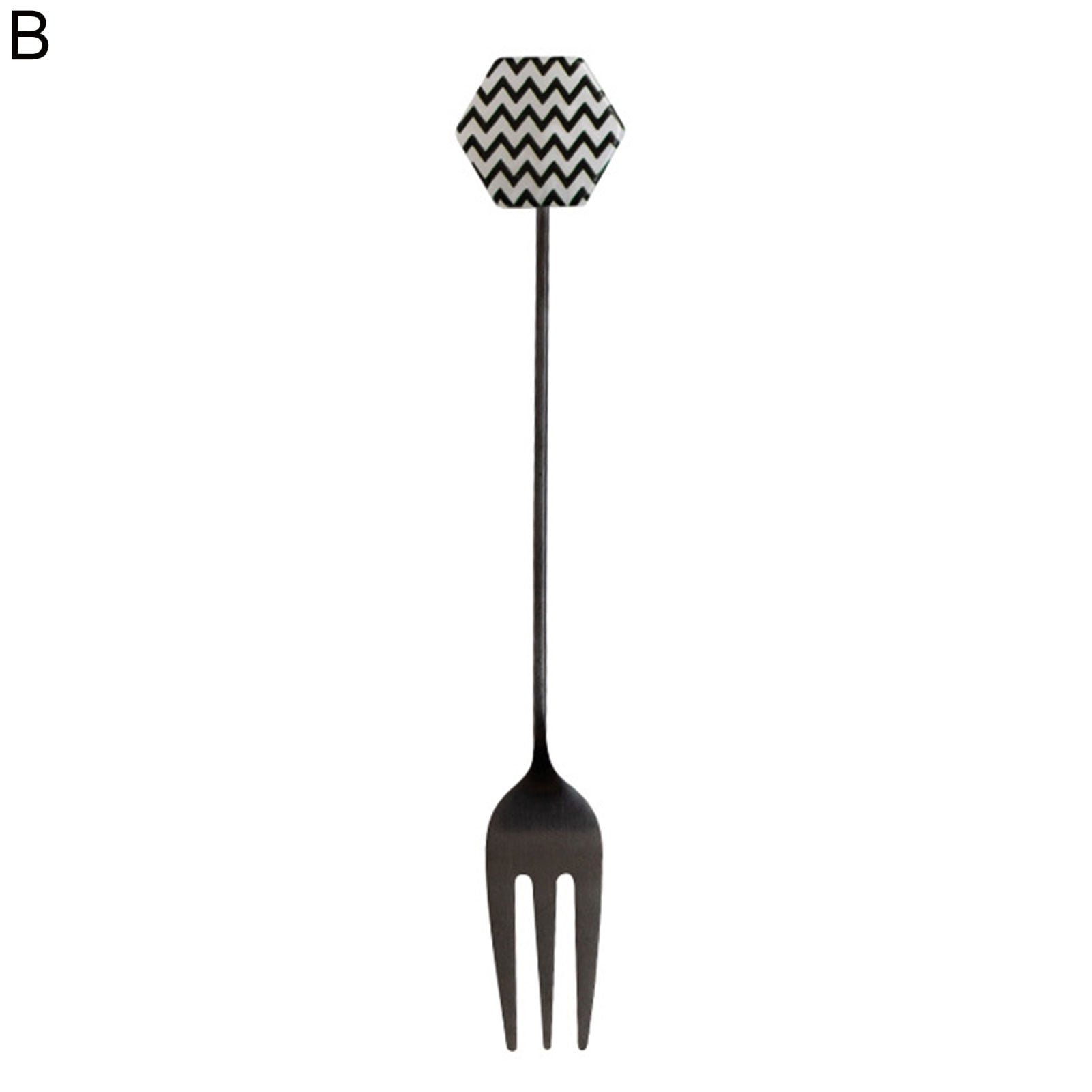 DISHAN Fruit Fork Photo Props Nice-looking Practical Non Sharp Edge ...