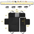 6 In 1 Car Seat Cover For 60/40 Split Waterproof With Window Scratch ...