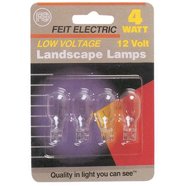 Moonrays 95504 Wedge Base Light Bulbs, Clear, 7-Watt, 4-Pack - Walmart.com