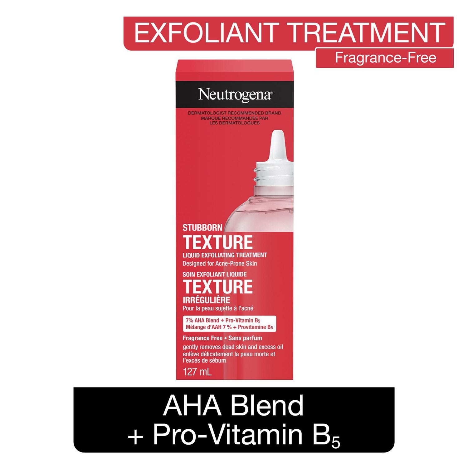 Neutrogena Stubborn Texture Exfoliating Treatment, Face Wash, Citric ...