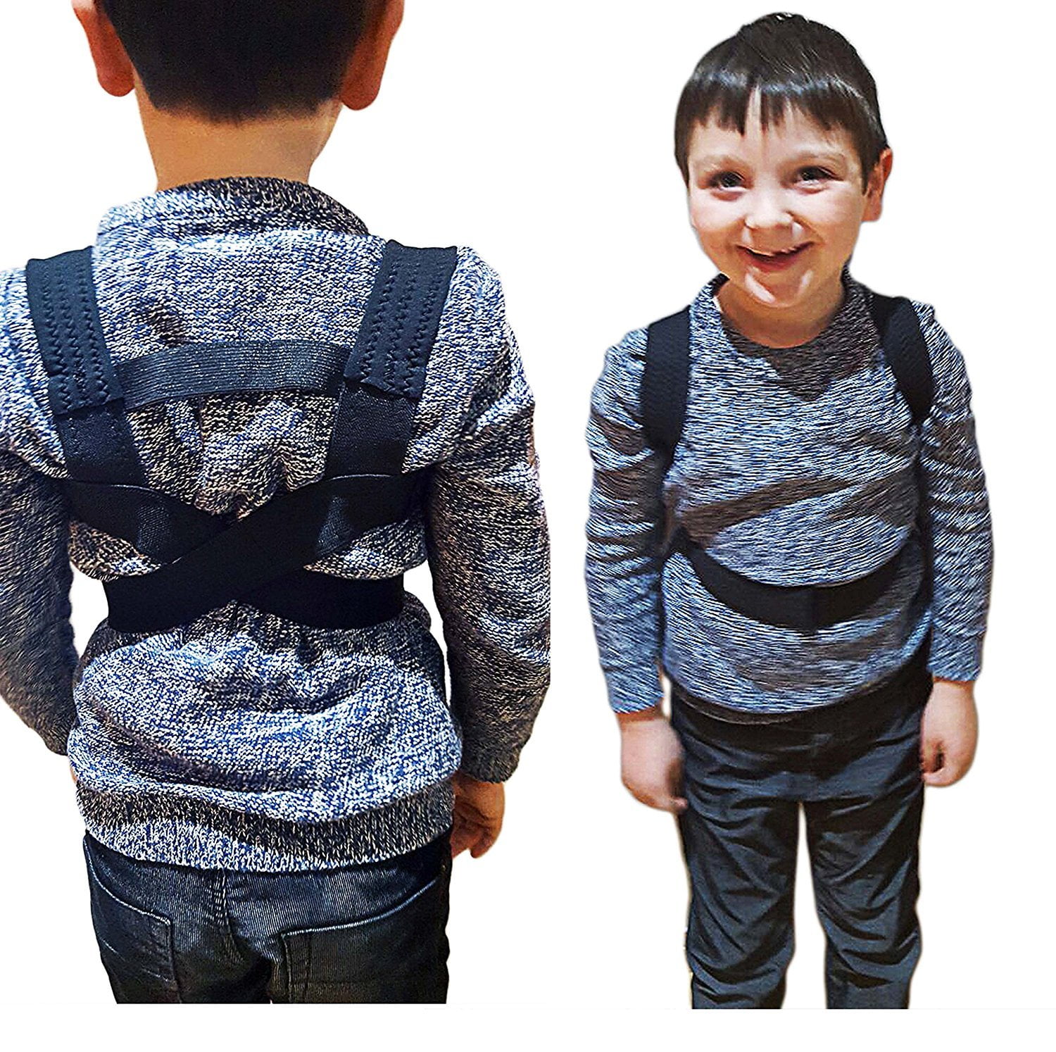 FOMI Children Posture Corrector Upper Back Support and Shoulder Brace ...