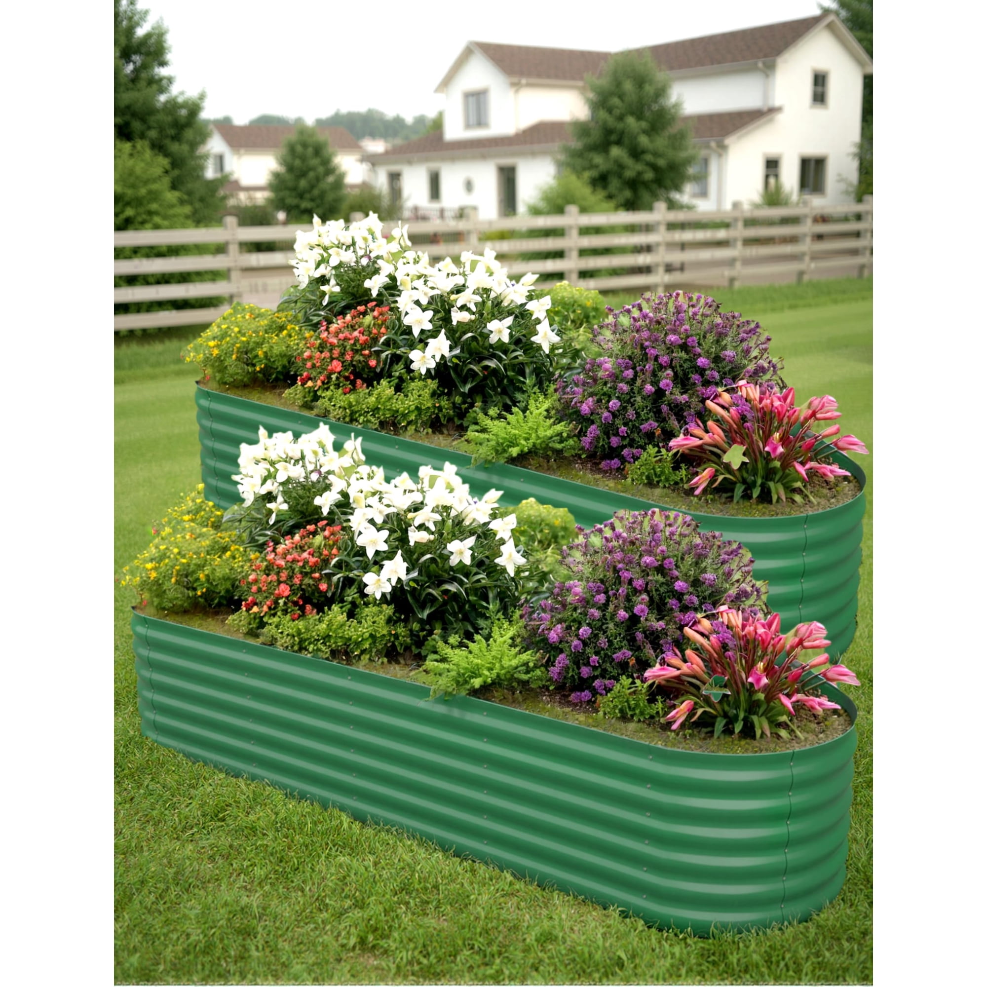 Click here for Tropow Raised Garden Beds Outdoor Set Of 2 - Galva... prices