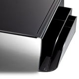 Officemate Telephone Stand, Laptop Stand, Black Plastic Computer Riser ...