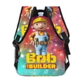Bob The Builder Backpack Lightweight Bookbag Casual Daypack For Women ...