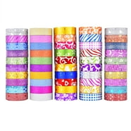 30 Rolls Glitter Washi Masking Tape DIY Stick Paper Tape Decorative ...