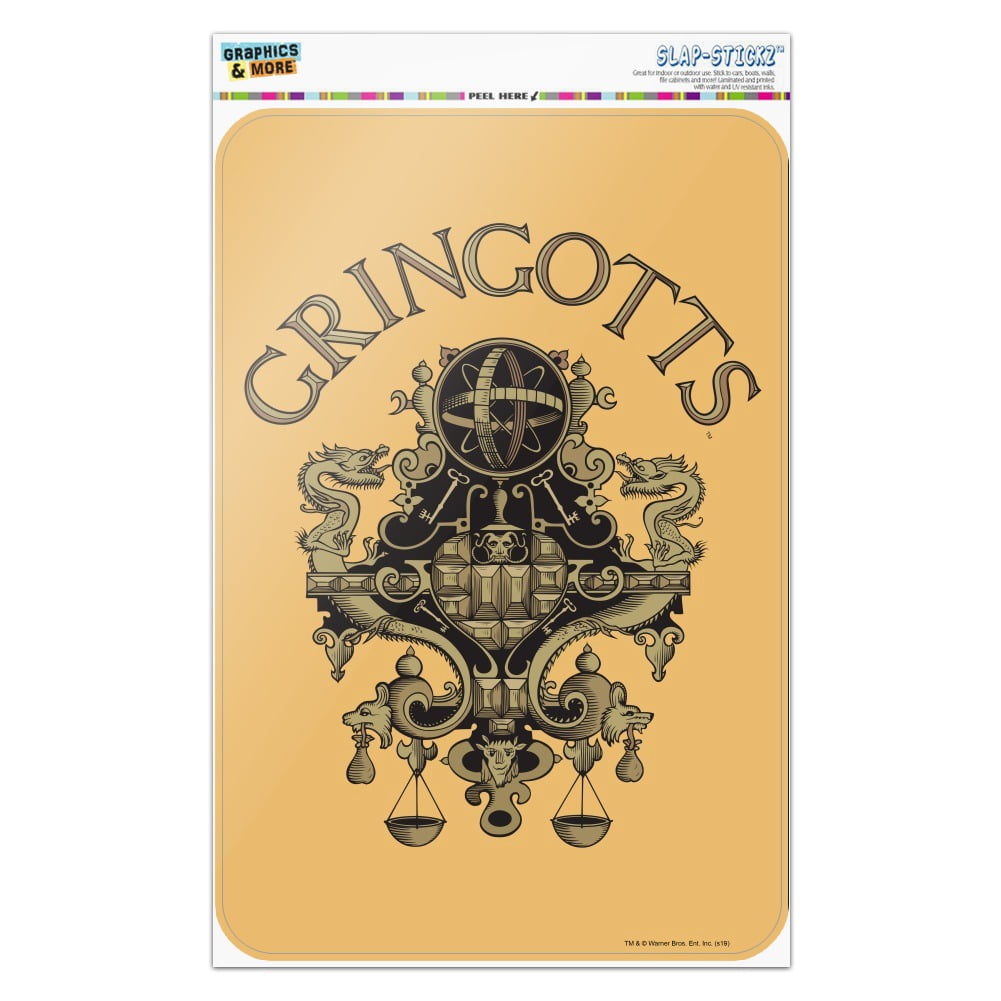 Harry Potter Gringotts Logo Home Business Office Sign - Walmart.com