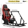Marada G923 Racing Sim Cockpit, Red Seat, Fit for Thrustmaster ...