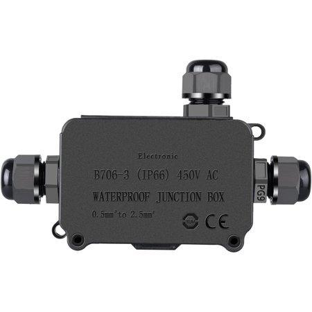 Outdoor IP66 Waterproof Junction Box 3 Pole Junction Box Cable ...
