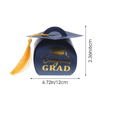 10pcs Graduation Caps Gift Box Graduation Party Favors Graduation Candy ...