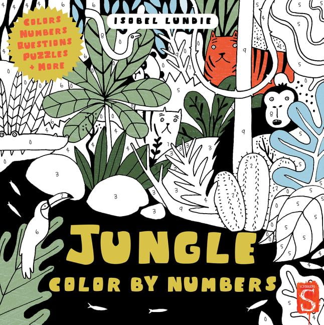 Jungle Color by Numbers (Paperback) - Walmart.com