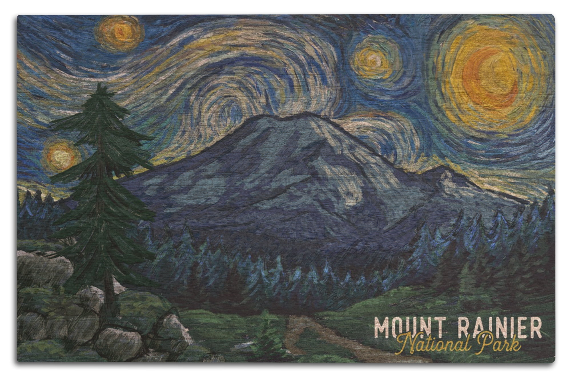 Mount Rainier National Park, Washington, Starry Night National Park ...
