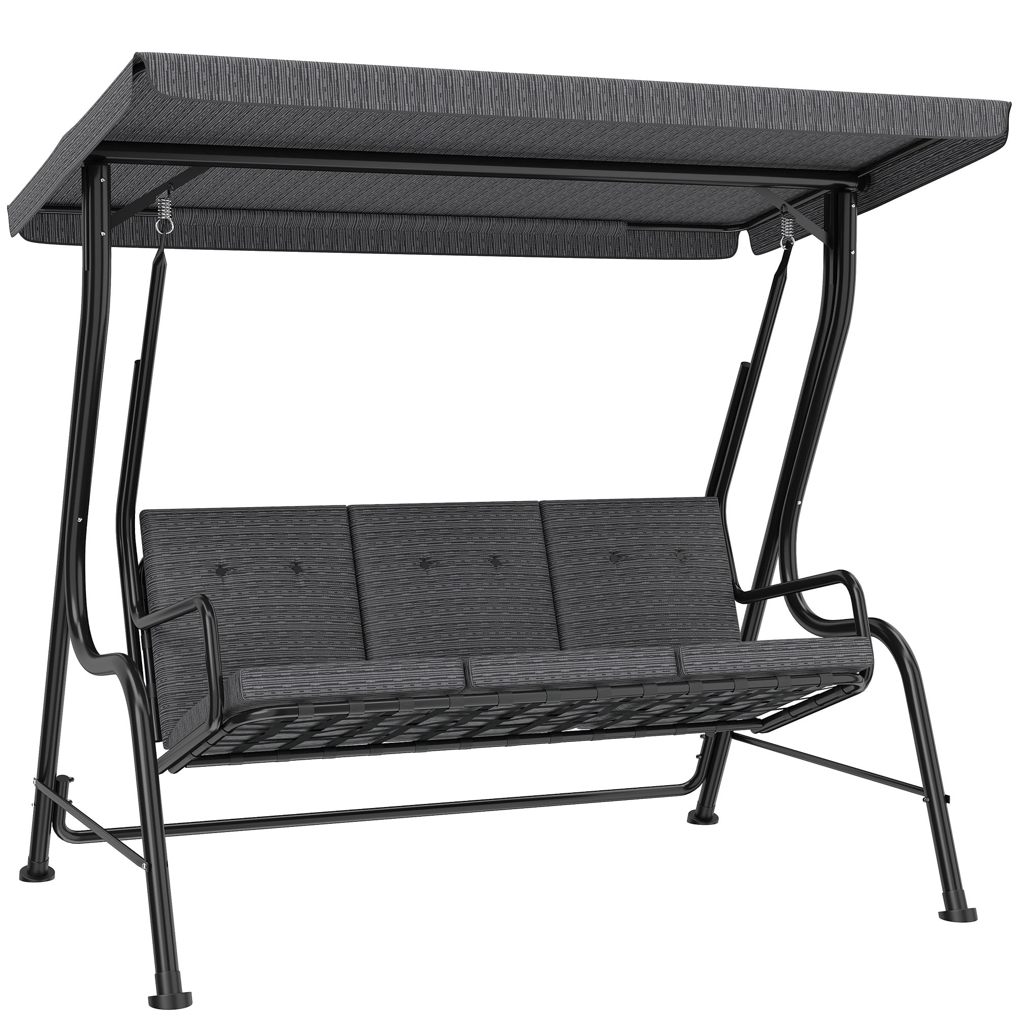 Click here for Outsunny Outdoor 3-Person Metal Porch Swing Chair... prices