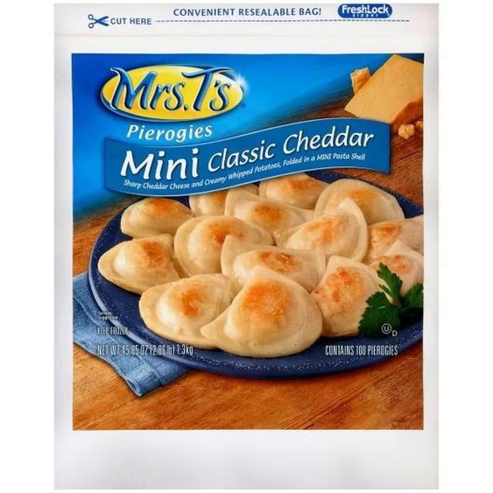 Mrs.Ts Mini Classic Cheddar And Potato Pierogies -- 400 per case ...