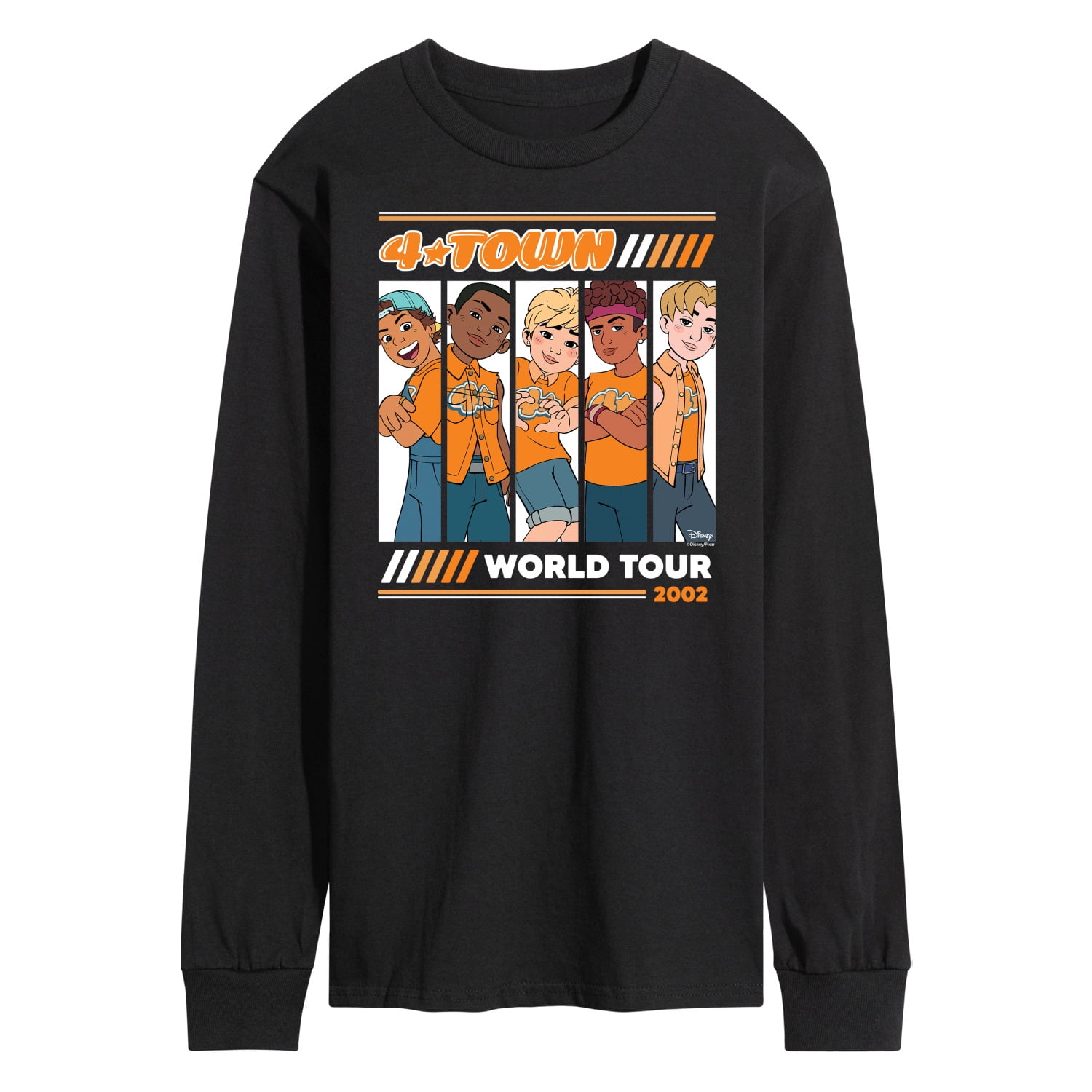 Turning Red - 4 Town 2002 Tour - Men's Long Sleeve T-Shirt - Walmart.com