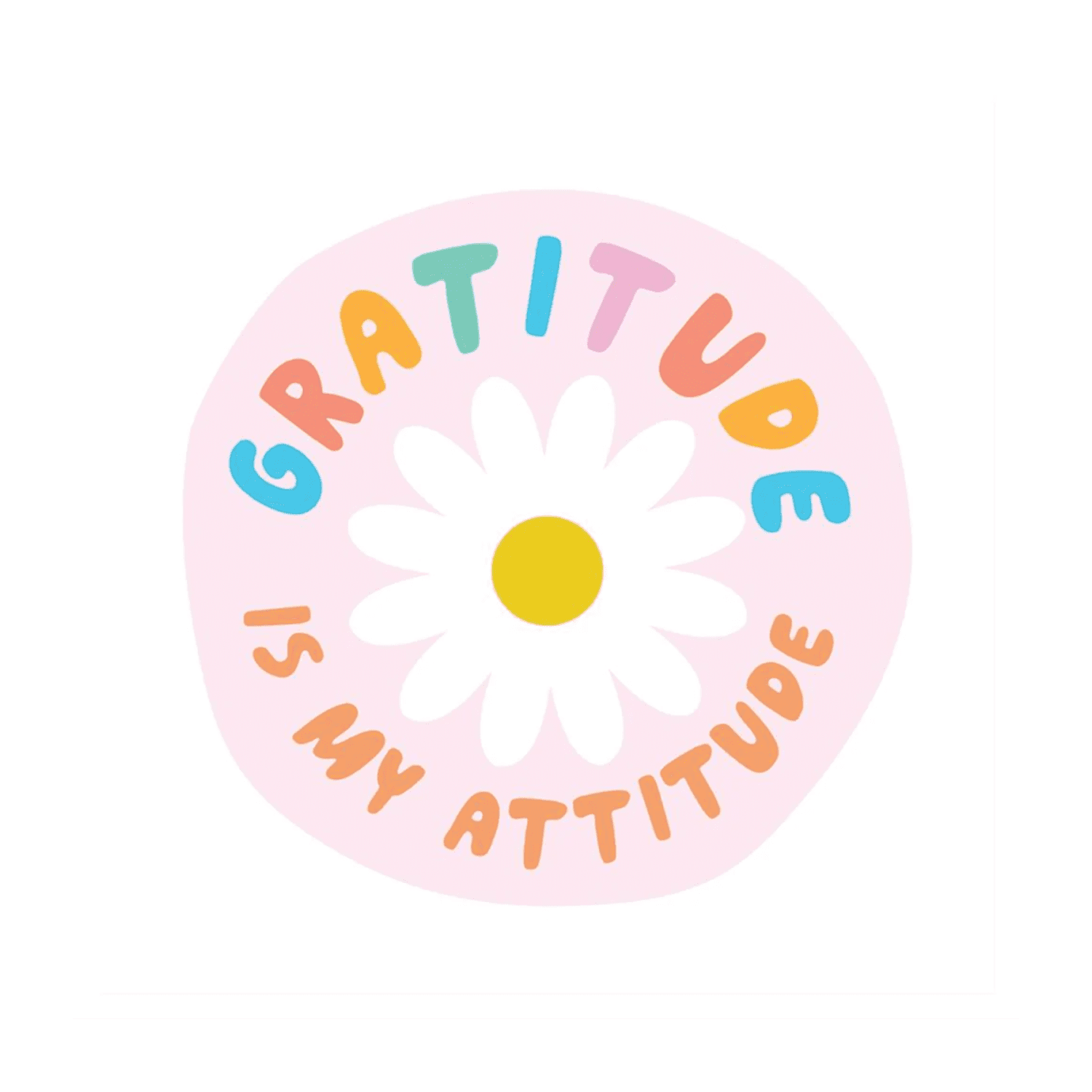 Vinyl Sticker: Gratitude Is My Attitude - Walmart.com
