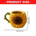 320ml Elegant Resin Mug, Vintage Floral Design for Coffee Tea, Home ...