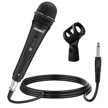 SIISLL Handheld Wired Microphone, Cardioid Dynamic Vocal Mic with 13ft ...