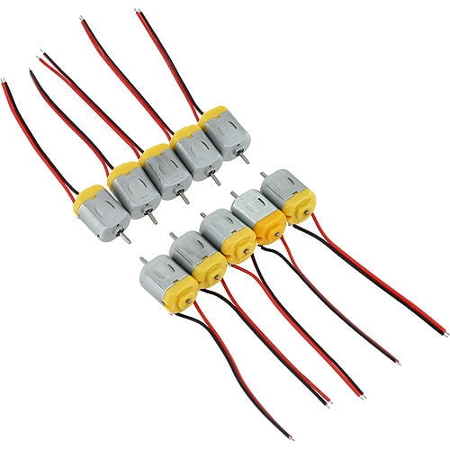 10 pack Mini DC Motors - 1.5-6V - Walmart.com - Walmart.com
