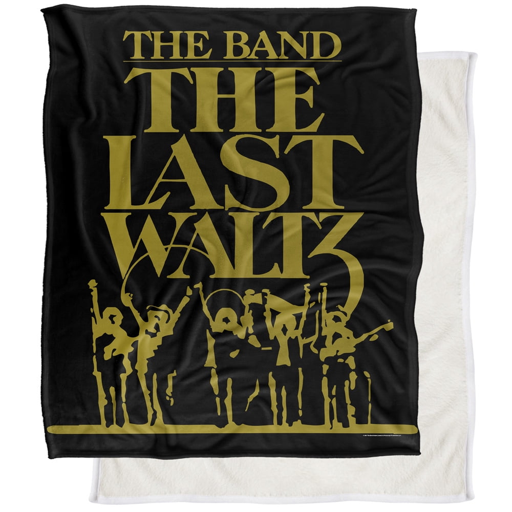 The Band Blanket, 50"x60" The Last Waltz Silky Touch Sherpa Back Super ...