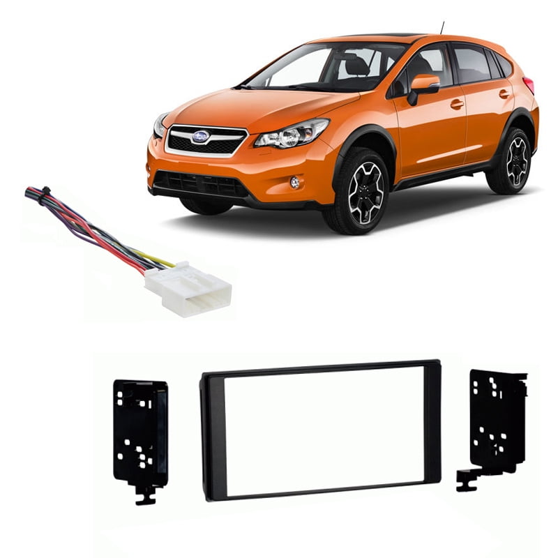 Fits Subaru XV Crosstrek 2013-2014 Double DIN Harness Radio Install ...