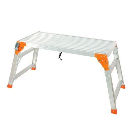 SHANTRA Adjustable Work Platform with 330 lb Duty Rating, Aluminum ...