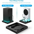 RGB Base Stand for Xbox Series S/X Console with 3 Extra USB Port ...