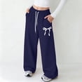 CAUYDY Girls Wide Leg Elastic Sweatpants High Waisted Baggy Pants ...