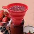 Silicone Collapsible Funnel for Jars, Foldable Large Canning Jar Funnel for Wide Mouth and ...