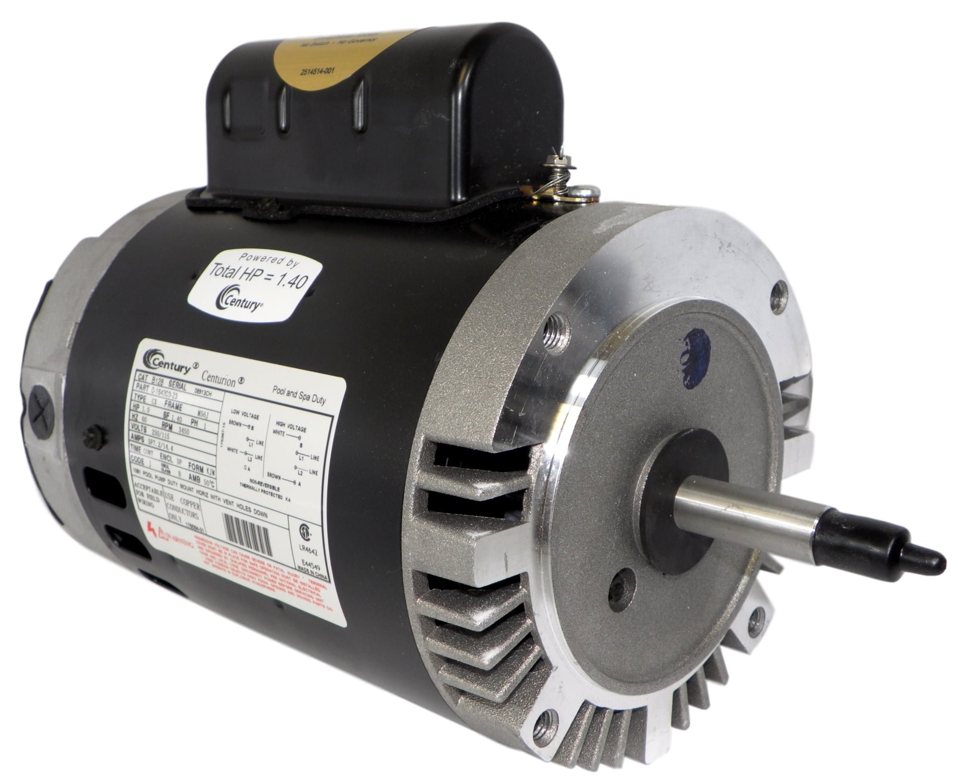 Zodiac R0556102 Single Speed Pump Motor 1.0 HP for Zodiac JHP, PHP, 1.0 ...