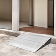 "OMECAL 5"" Aluminum Alloy Adjustable Wheelchair Threshold Ramp for ...