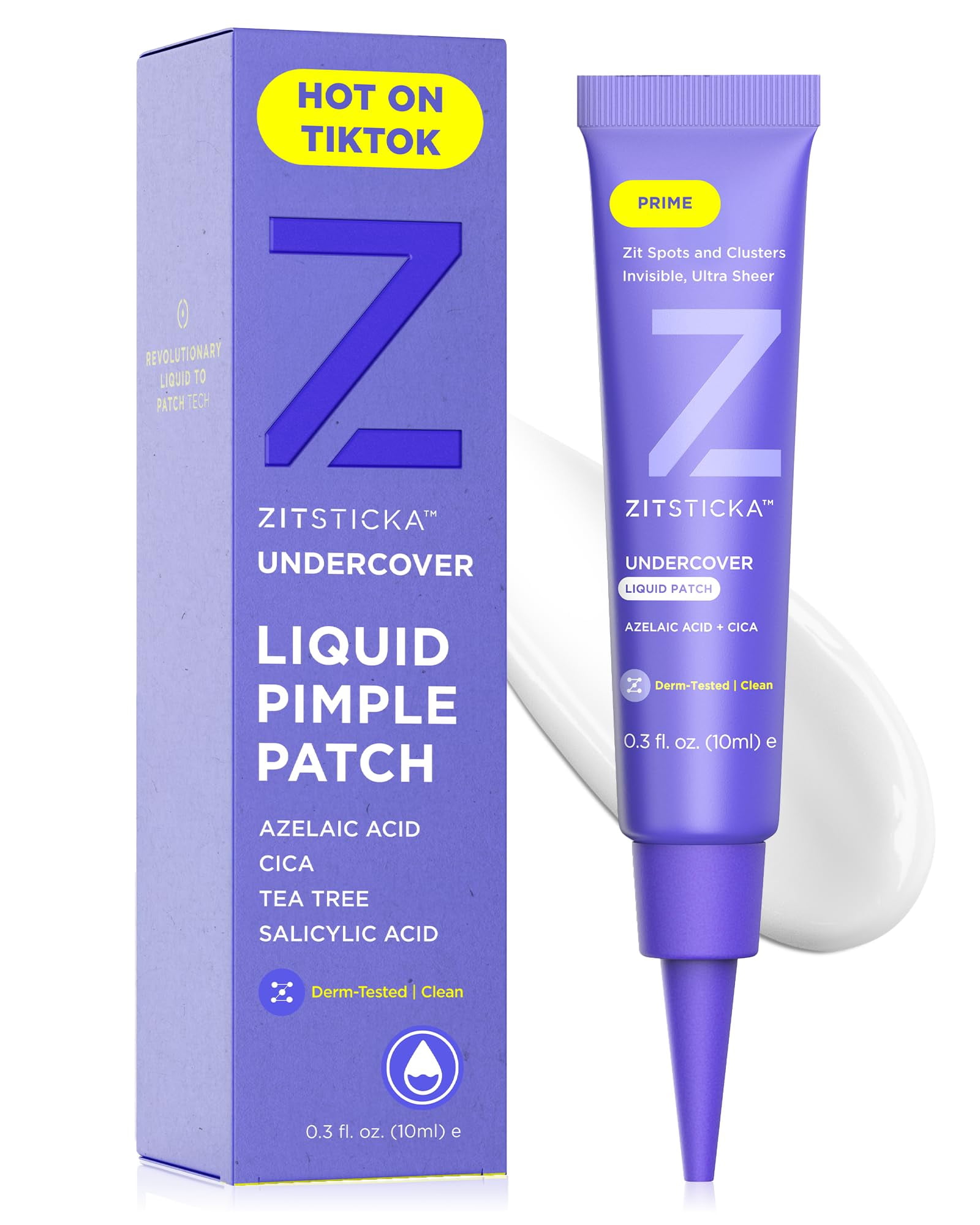 Pimple Patch ZitSticka UNDERCOVER Liquid con ácido salicílico | Bodega ...