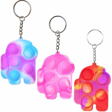 Pop on It Fidget Simple Dimple ICHUDAN , Among in Us Mini Hand Push Pop ...