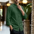 BangWanChi Men's Solid Color Casual Fashion Business Long Sleeves ...