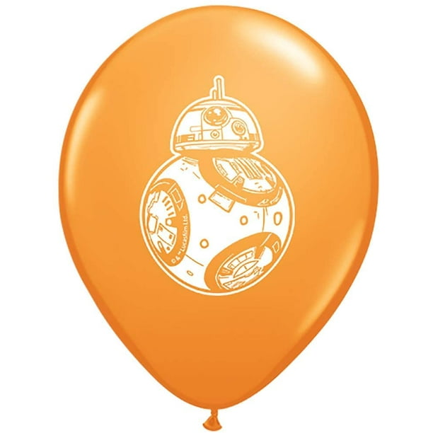 Star Wars 9th Birthday Party Supplies Foil Balloon Bouquet Decorations with 5pc Star Wars 11 Inch Character Print Latex Balloons Chewbacca Darth