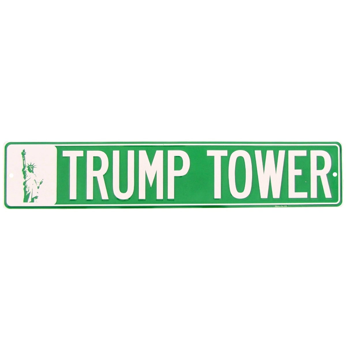 NY Trump Tower Metal NYC Street Sign President Donald J POTUS Bar Pub ...