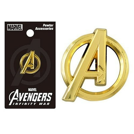 Pin - Marvel Avengers Logo (Gold) Pewter Lapel New 68802 - Walmart.ca