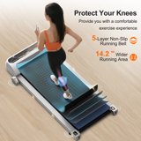 Factory Sale! Under Desk Incline Treadmill, 2 in 1 Walking Pad Desk ...
