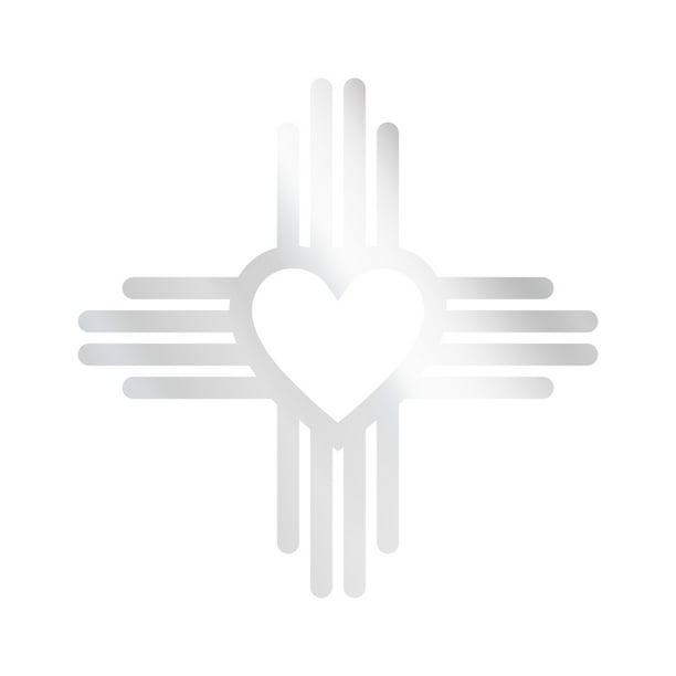 Zia Heart Symbol Sticker Decal Die Cut - Self Adhesive Vinyl ...