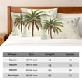 Boho Palm Tree Throw Pillow Covers 18 x 18 Inch Pillow Covers Set of 2 ...
