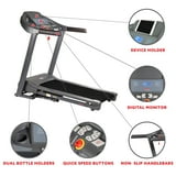 Sunny Health & Fitness Heavy Duty Treadmill for Walking and Running ...