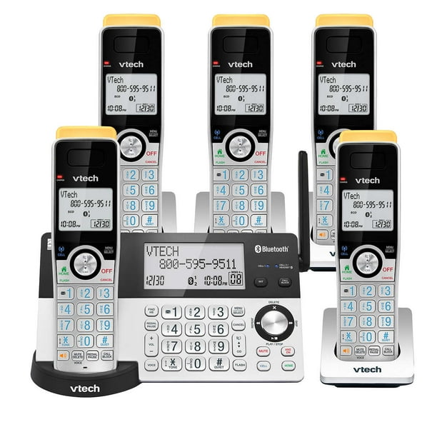 V-Tech 5-handset Phone System with Connect to Cell - Walmart.ca