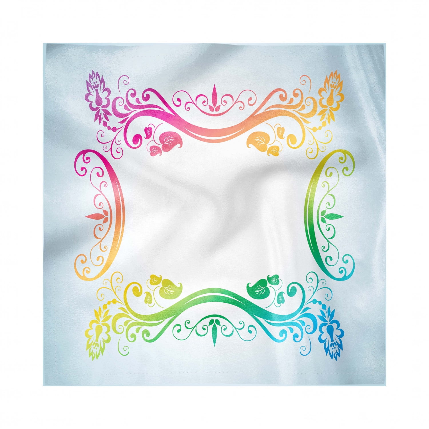 Vintage Rainbow Decorative Napkins Set of 4, Victorian Style Swirls ...