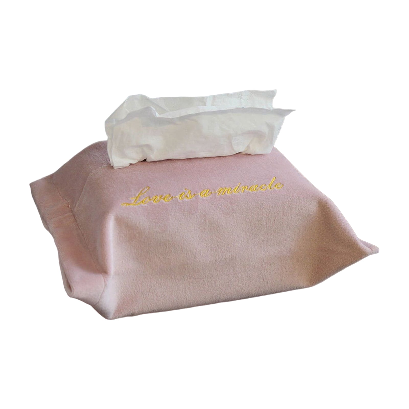 Farfi Tissue Box Retro Refillable Portable High-end Rectangular Napkin ...