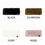 CC Newest Faux Fur Head Wrap - Walmart.com