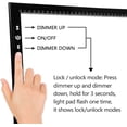 A3 LED Artist tracing Light Box Copy Table, Adjustable High Brightness ...