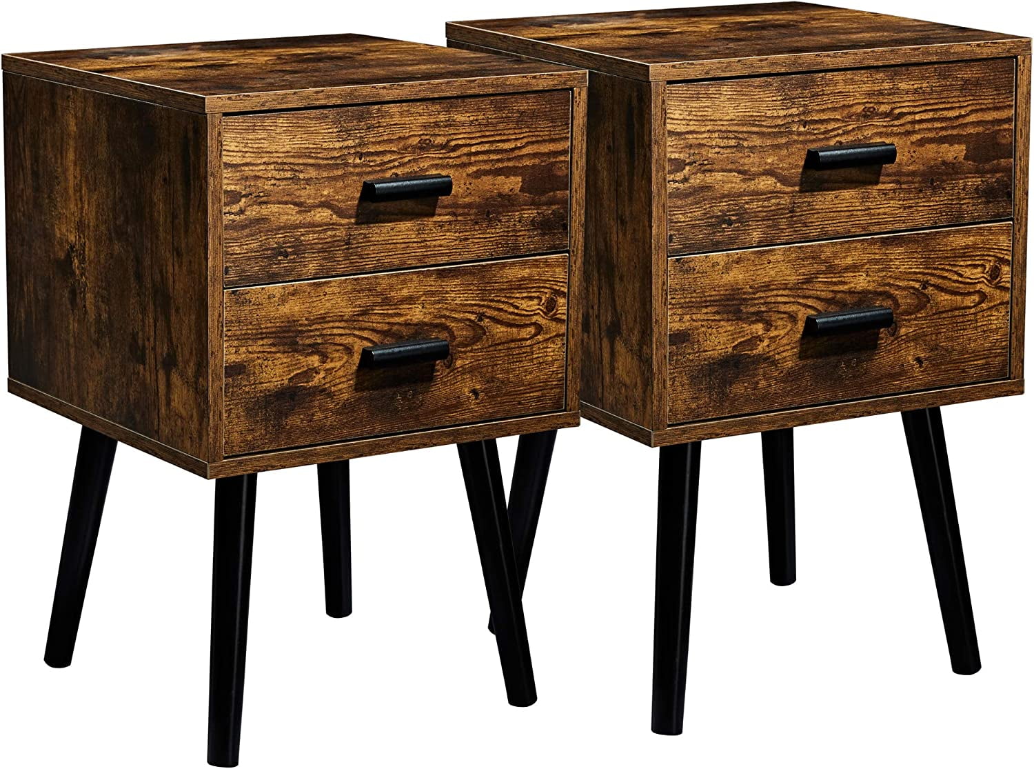 Medieval Bedside Table, 1 Drawer, Wood Look Bedside Table, Coffee Table ...